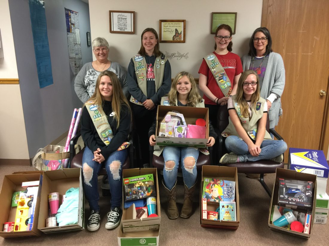 Girl Scouts make ‘Birthday Boxes’ for emergency shelter | News, Sports ...